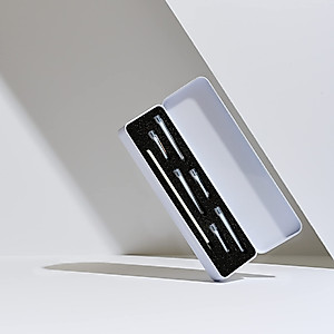 StackedSkincare Dermaplaning Kit for Face Exfoliation, Includes 3 Replaceable Blades & 3 Precision Blades, 7 Count