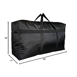 DoYiKe Extra Large Storage Duffle Bag with Zippers and Handles, Heavy Duty Big Foldable Duffle Bag for Travel-42x23x13.5Inch