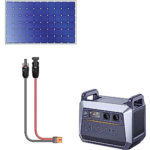 CERRXIAN 9.8FT/3M 12AWG Solar Panel Connector to XT60i Female Solar Panel Power Cable for Solar Panel,RV Portable Power Station,Portable Power Station,Lipo Battery