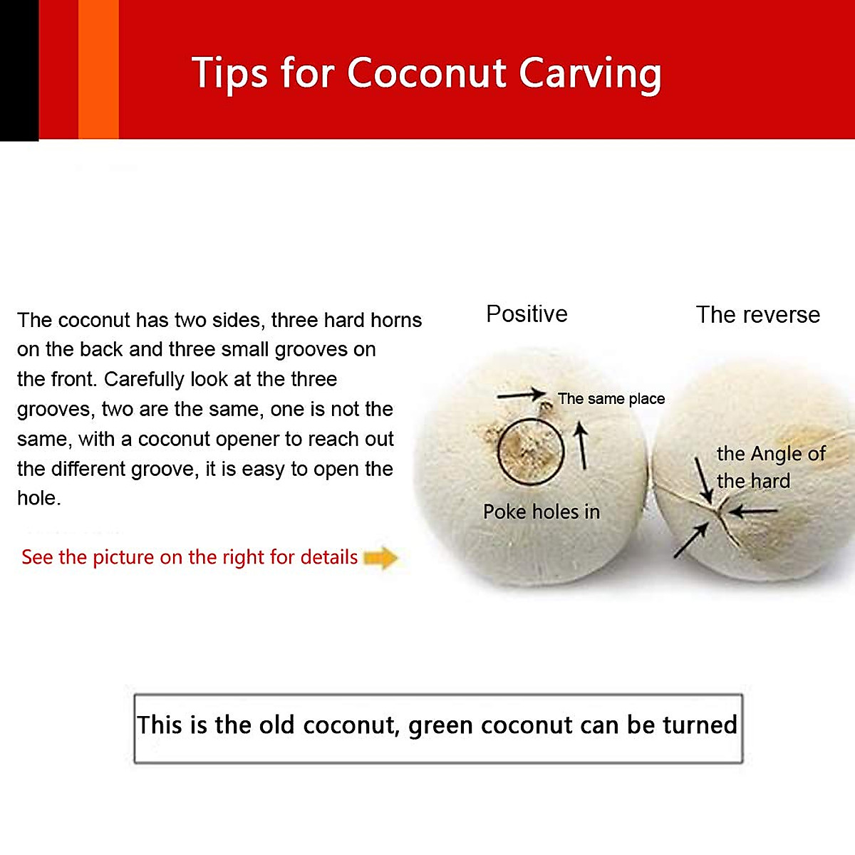 2 Pack Coconut Opener Tool with 4 Reusable Straws and Brush, Easy & Convenient Straw Hole Maker, Food Grade Stainless Steel Coconut Opening Tool Pouch Tap for Young Fresh Thai Hawaii Coco Water Juice