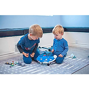 Tribe West Large, Stylish Playmat | Microfiber Suede and Durable, Eco-TPE (Mali Grey)