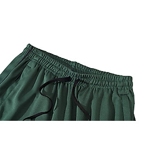 FASKUNOIE Men's Sweatpants with Zipper Pockets Loose Fit Lightweight Warm Up Workout Joggers Pants