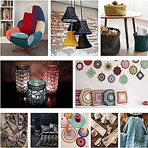 YOKER Crochet Hooks Set, 14 Sizes 2mm(B)-10mm(N) Ergonomic Crochet Needles with Case for Arthritic Hands, Extra Long Crochet Kit