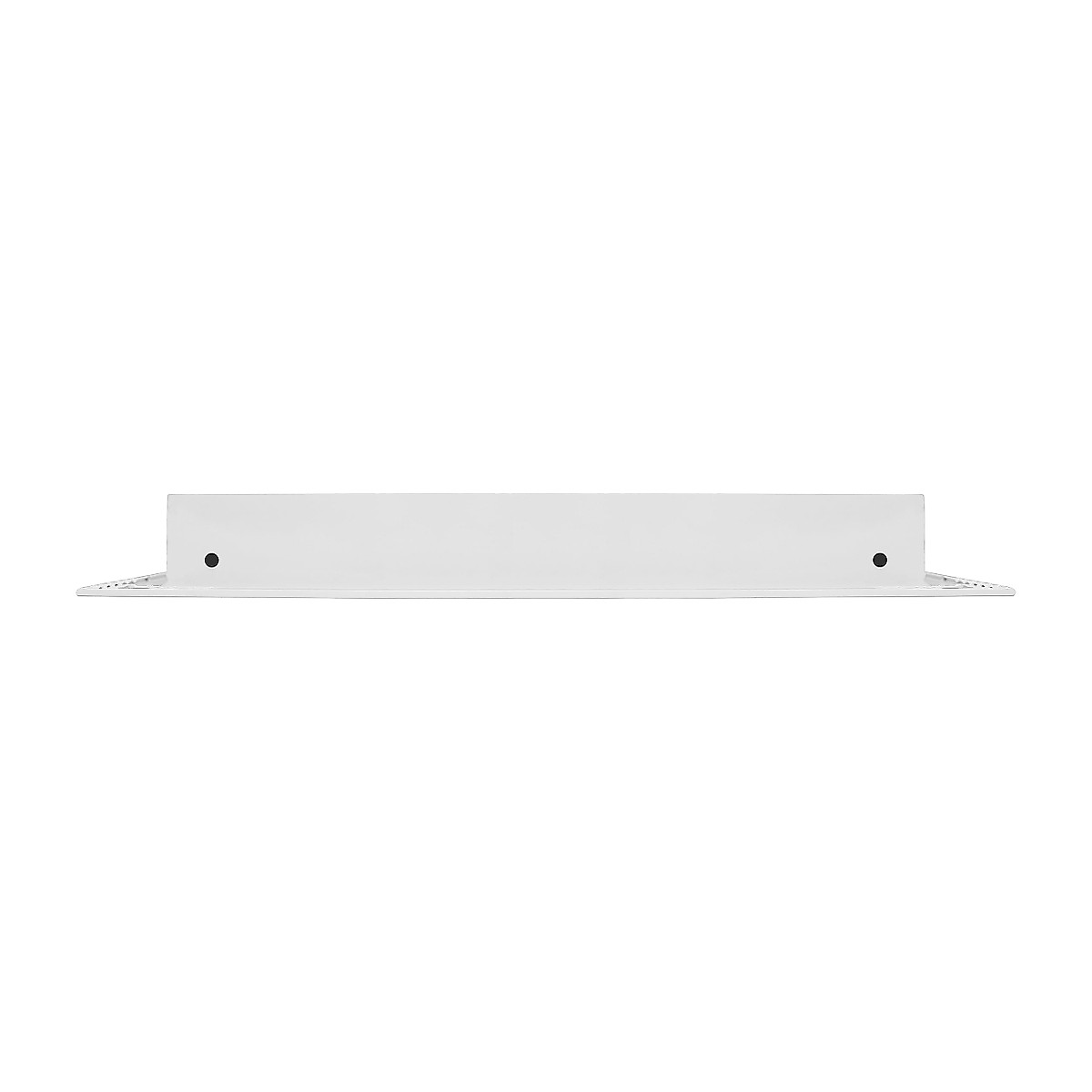 BUILDMART - 14x14 Modern AC Vent Cover - Decorative White Air Vent - Standard Linear Slot Diffuser - Register Grille for Ceiling, Walls & Floors - Texas Buildmart