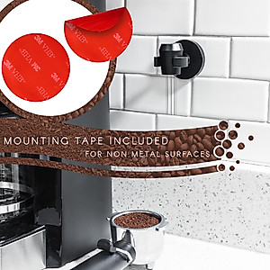 Tammi Jui WDT Tool Espresso with Magnetic Mount for easy, clutter-free storage. 8 Needle Espresso Distribution Tool in sleek aluminum. WDT Espresso Distributor comes in a Gift Ready Box.