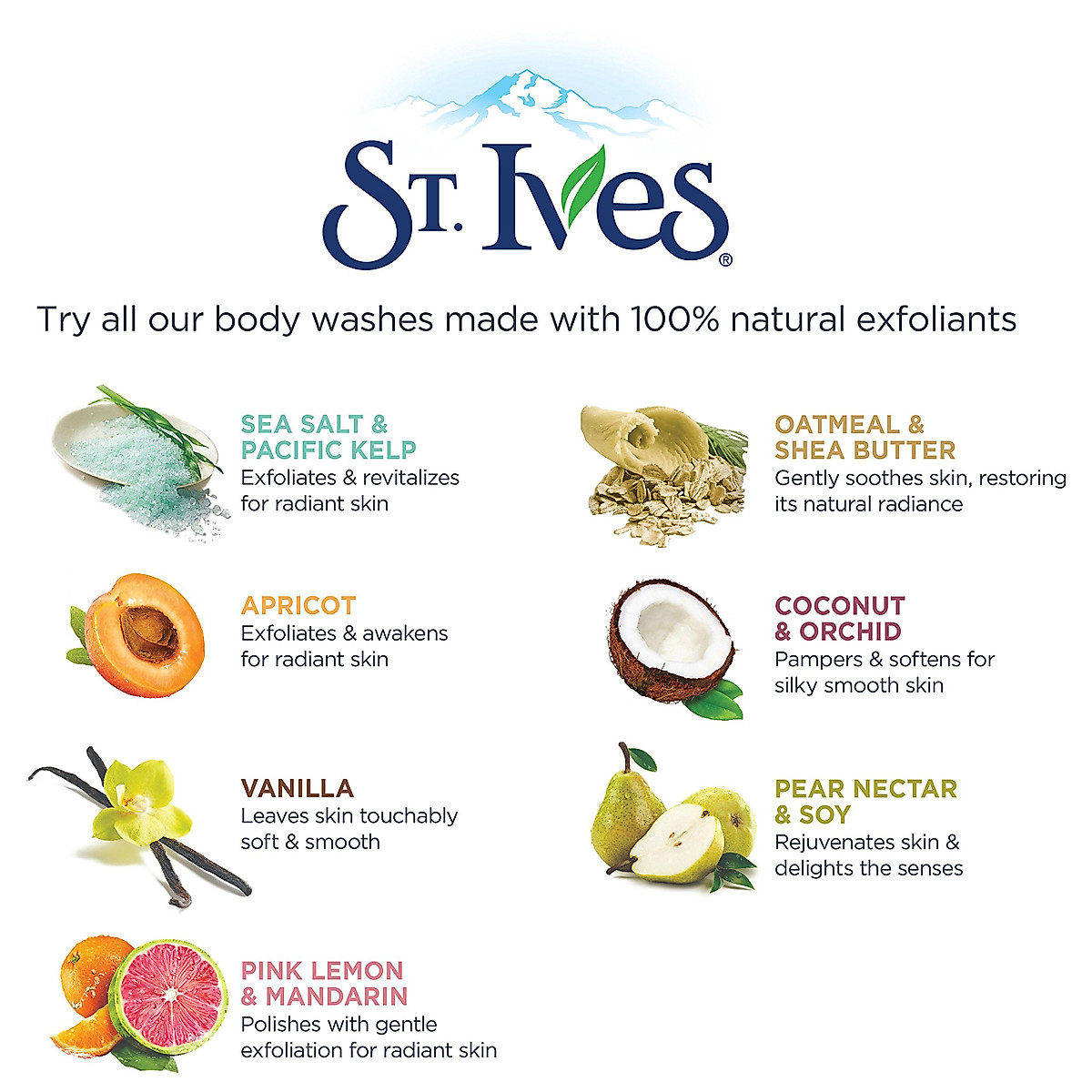 St. Ives Fresh Skin Scrub, Apricot, 1 oz