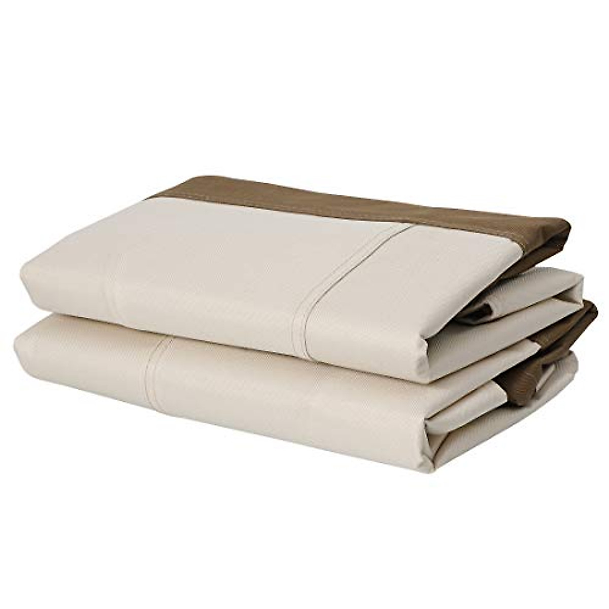 SUPER DEAL Set of 2 Patio Chair Covers, Waterproof UV-Resistant Lounge Deep Seat Sofa Cover - All Weather Protective 600D Cover for Outdoor Lawn Patio Furniture (38” x 42” x 31”)