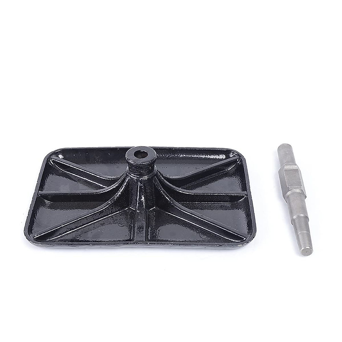 Jack Hammer Compactor Plate Tamper Rammer Plate 12.2x8.3 Manganese Steel Material