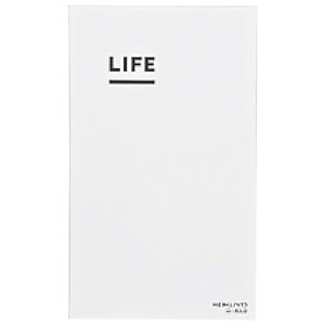 Kokuyo JIBUN_TECHO Life Log Notebook, A5 Slim (8.3" x 4.9"), 40 Sheets, MIO Paper, Japan Import (NI-JCL3)