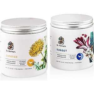 Dr. Harvey's Solaris Immune Support Whole Food Supplement for Dogs, Morning and Evening Formula, 2.5 Ounces (2 Pack)