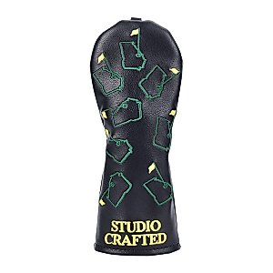 Studio Crafted Augusta Georgia Golf Driver Fairway Woods Hybrid Headcover Black (Hybrid Cover)