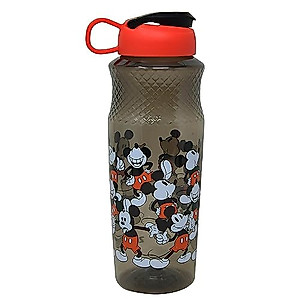 Mickey Mouse Backpack for Boys 4-6 Set - 16” Disney Mickey Mouse Backpack for Boys Bundle with Mickey Mouse Water Bottle, Stickers, More | Mickey Mouse School Backpack for Boys