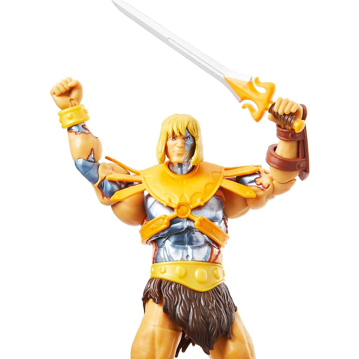 Masters of the Universe Masterverse Revelation Faker Action Figure with 30+ Articulated Joints & Swappable Heads & Hands Plus 3 Battle Accessories, 7-inch MOTU Collectible Gift