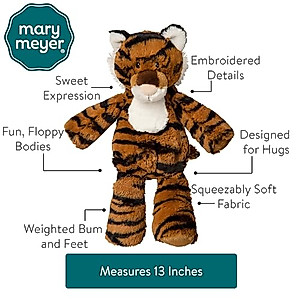 Mary Meyer Marshmallow Zoo Stuffed Animal Soft Toy, 13-Inches, Tiger