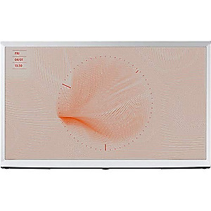 SAMSUNG QN55LS01TA The Serif 55 Inch QLED 4K UHD HDR Smart TV Bundle with 1 YR CPS Enhanced Protection Pack