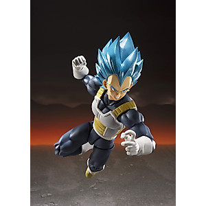 TAMASHII NATIONS Bandai S.H. Figuarts Super Saiyan God Super Saiyan Vegeta Dragon Ball Super: Broly Action Figure