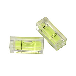 Mini Bubble Spirit Level Tripod Picture Hanging Level Tool Horizontal Leveler for RV, Machines, Furniture, Tripods, Camera Equipment, Set of 2