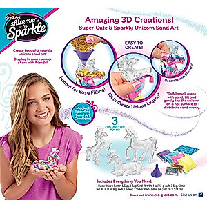 Shimmer ’n Sparkle Sparkling Unicorn Sand Art Kit for Kids for Ages 6 and Up