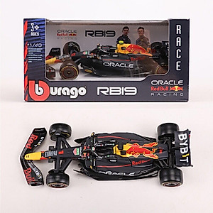 XTD Bburago 1:43 2023 F1 RB19 1# Max Verstappen F1 Champion Racing Formula Alloy Car for Red Bull Team Die cast Model Car (RB19 1#)
