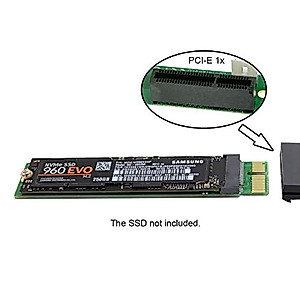 chenyang M.2 NVME to PCIe 3.0 X1 Adapter NVME/AHCI SSD to PCI Express Expansion Card Adapter