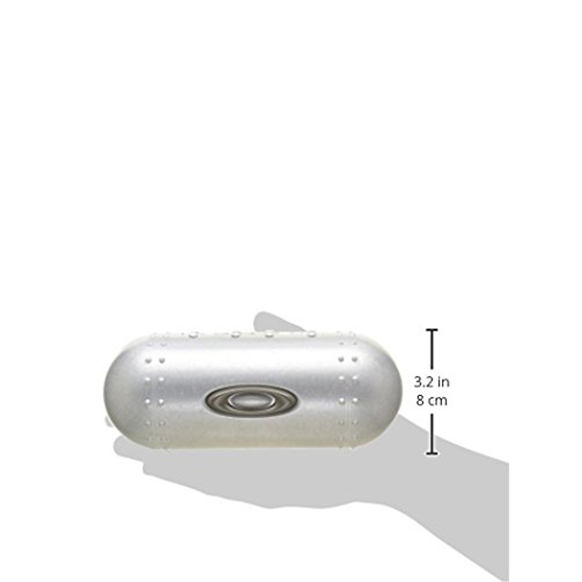 Oakley Womens Large Metal Vault Sunglass Case, Silver