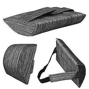 FEBUD Recliner Headrest Pillow Head Cushion, Soft Lounger Pillows, Removable Headrest Cushion, Outdoor Chaise Lounge Head Pillow, for Chairs Recliners Armchairs, 37X17cm