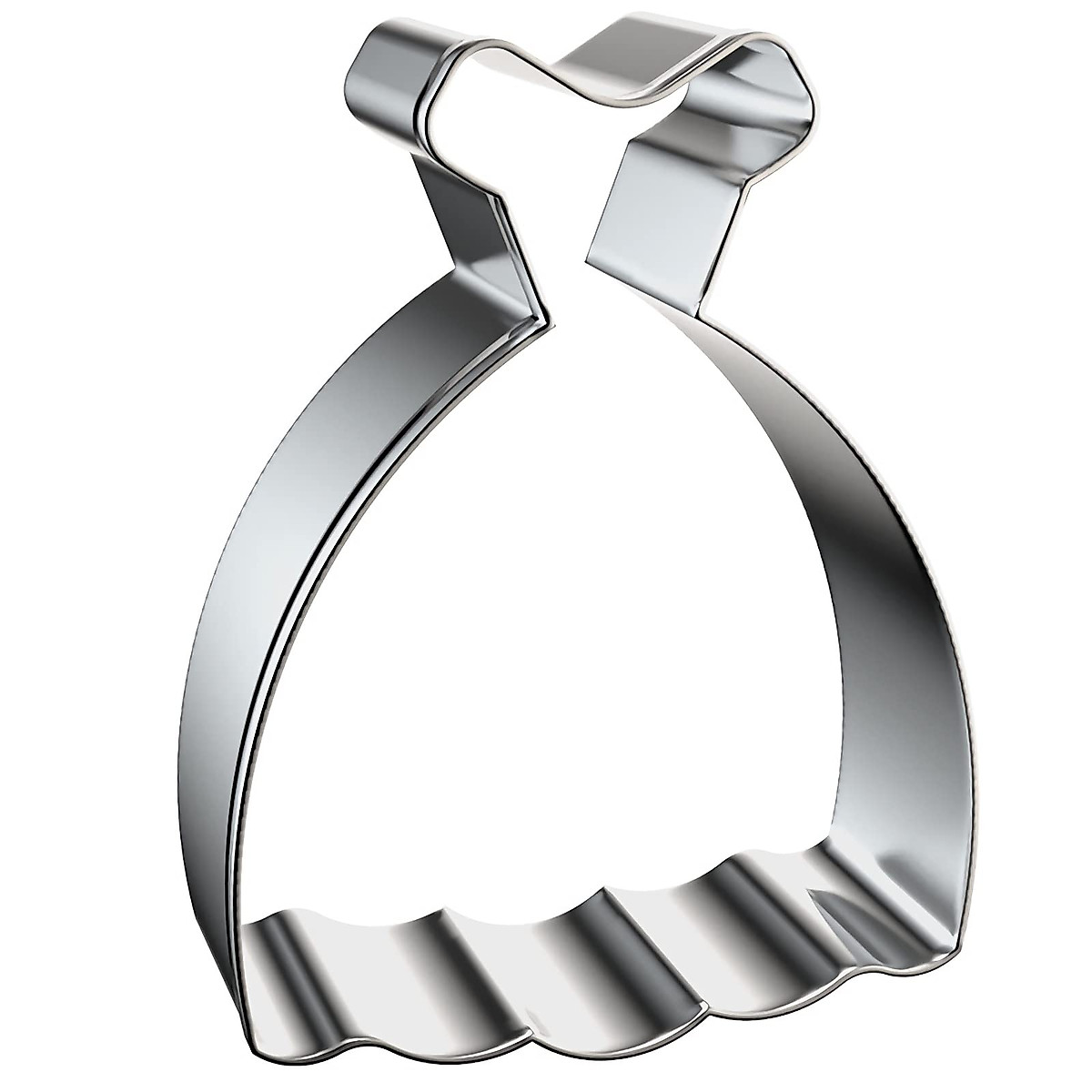 Wedding Cookie Cutters Shapes Set for Baking 9-Piece Square Plaque, Wedding Cake, Wedding Dress, Diamond Ring, Double Heart, Jewel Gemstone, Flower Bouquet, Heart Cookie Cutter Biscuit Fondant Molds