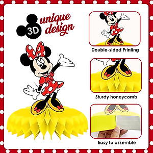 Centerpiece Table Decorations Set of 9 pcs Birthday Decorations – Versatile Paper Honeycomb Decorations for Birthday Party, Baby Shower, Kids Parties – Easy Assembly Party Decorations