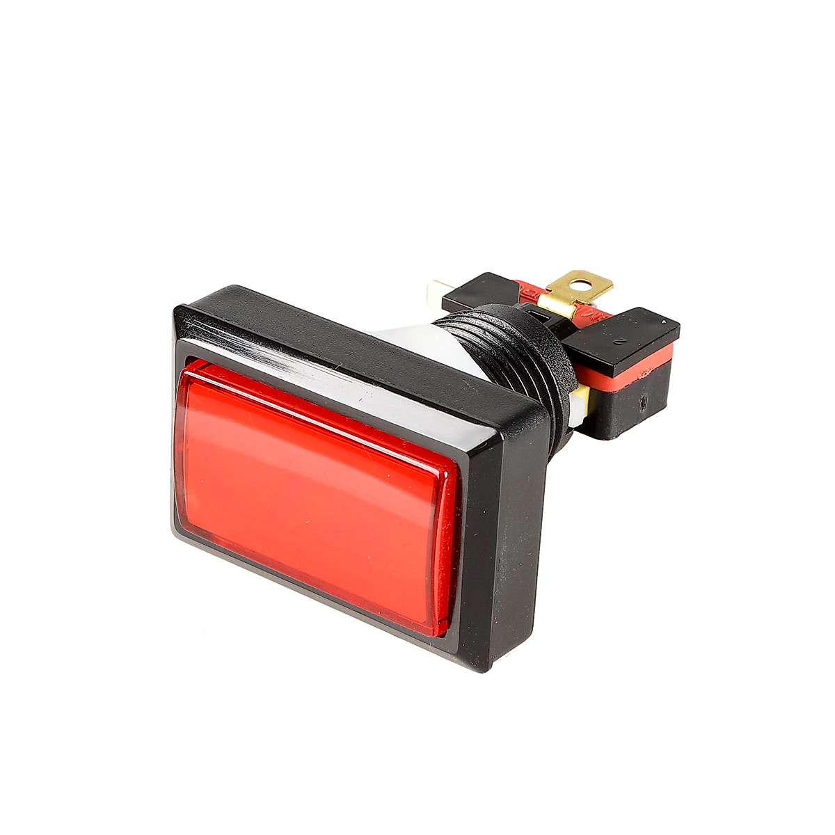 EG STARTS 6X Arcade Rectangle LED Push Buttons Switch for Arcade Machine Games Mame Jamma Parts 12V