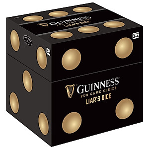 Front Porch Classics | Guinness Pub Games Series Liar's Dice, Traditional Pub Dice Game Officially Licensed by The Makers of Guinness Stout Beer