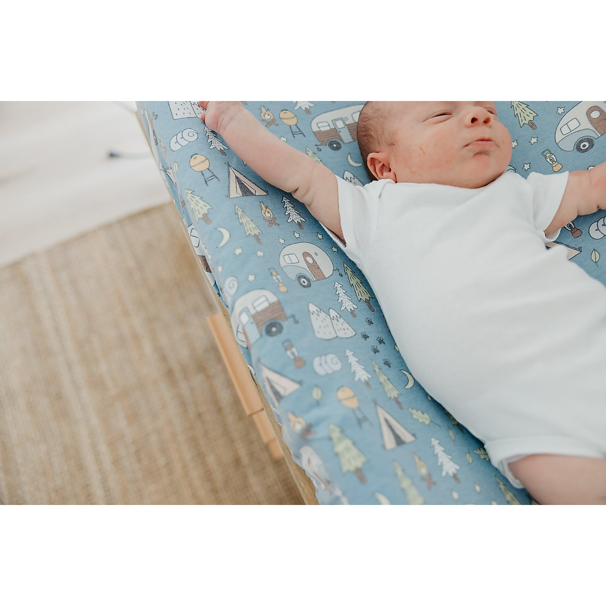 Copper Pearl Premium Knit Diaper Changing Pad Cover"Bridger"