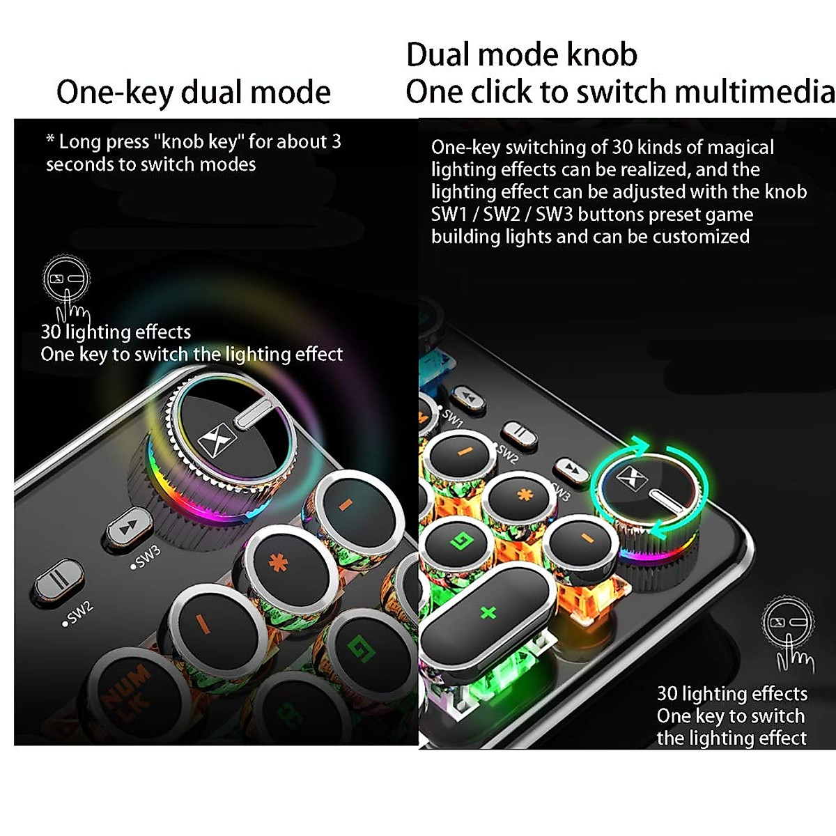 ARCH Mechanical Gaming Keyboard and Mouse Combo 104 Keys Keyboard Computer Ergonomic Programmable Mouse for PC Gamer Computer Laptop (Color : Silver White-Green Shaft)