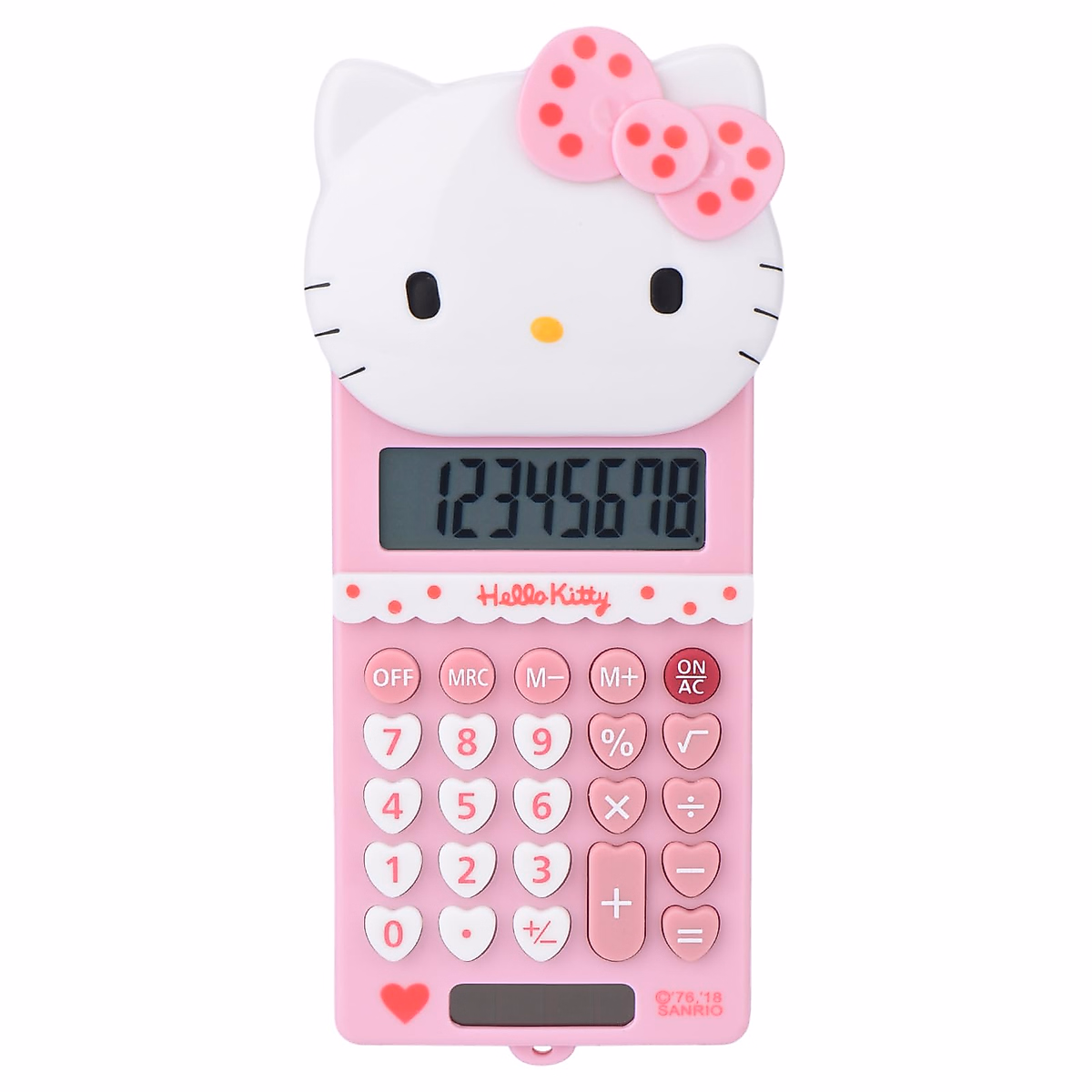Cute Kids' Mini Calculator - 5.9 x 2.6in, LCD Display, Battery Powered (Included), Perfect for School