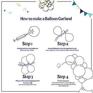 Pink Balloon Garland Arch Kit - 97Pcs Rose red Balloon Garland , Light Pink and Rose Gold Latex Balloons Arch Kit for Girl Baby Shower, Wedding Birthday Decorations,Tea Party Decorations