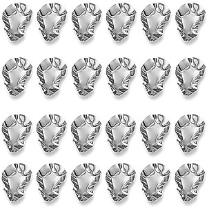 Blavna Stainless Steel Grillable Oyster Shells, Reusable Clam Shells Scallop Shells, Large Oyster Grilling Shell Pan for Baking Oyster, Clam, Scallop, Shrimp, Crab Cakes, Eggs, Appetizers, Seafood