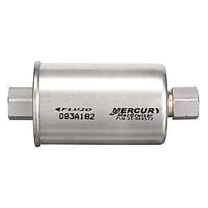 Quicksilver 864572 Replacement in-Line Fuel Filter for MerCruiser Stern Drive and Inboard Gasoline Engines