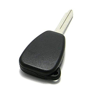 Replacement Case Compatible With Chrysler Dodge & Jeep 3-Button Remote Head Key Fob (FCC ID: OHT692427AA)