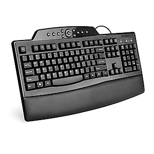 Kensington Pro Fit Wired Comfort Keyboard (K72402US),Black