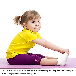 Dicry Toddler Non-Slip Ankle Socks Baby Anti-skid Grips Socks for Infant Kids (1-3T, Multi 12 Pairs)