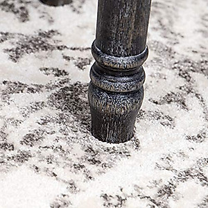 My Texas House Illusions The State House Natural Off White Area Rug, 5'3" x 7'6"