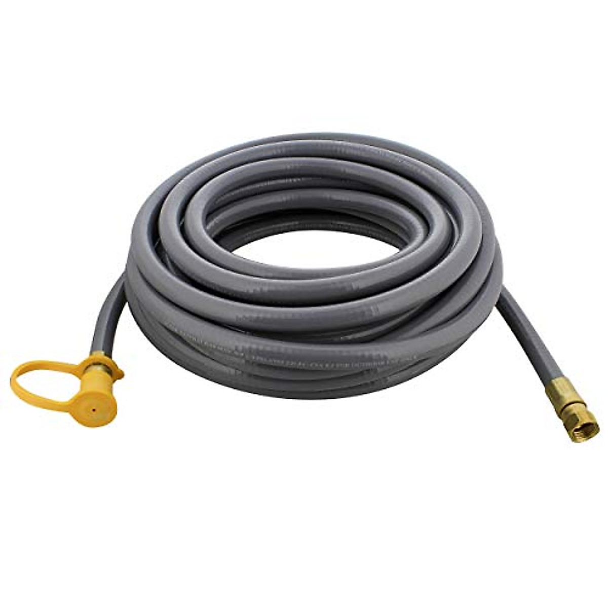 BISupply Natural Gas Grill Hose, 36ft - Flexible Gas Line Quick Connect Gas Hose 3/8in Female Flare to 3/8in Male Flare