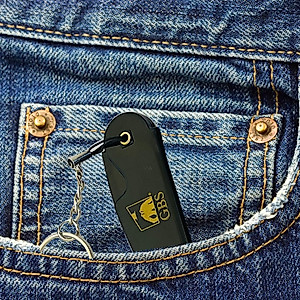 G.B.S Folding Beard Comb for Men - Handmade Keychain Mustache Comb - Portable Pocket Travel Comb for Grooming & Combing Hair, Beards and Mustaches