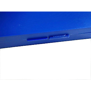 50-Place Microslide Slide Microscope Box Colors, Blue, Green, Orange, White(Pack of 4)