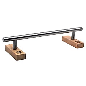 Teak Tuning Round Fingerboard Rail - Standard Edition - Silver Colorway - 10" Long, 1.75" Tall - Prolific Series