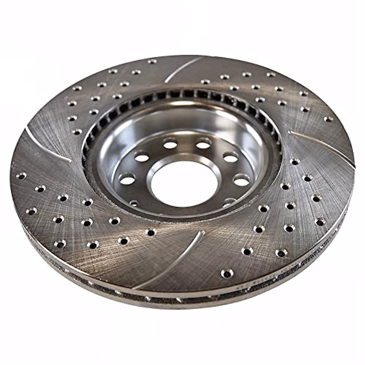 ORTUS UNI Front Drilled Slotted Brake Rotors Pair 2 Fits 34279