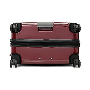 Karl Lagerfeld Paris Women's Suitcase Spinner Wheels Hardside, Burgundy, One Size