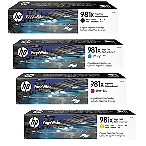 HP 981X Original PageWide Cartridge 4-Color Set