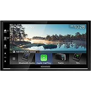 KENWOOD DMX7709S 6.8-Inch Capacitive Touch Screen, Car Stereo, CarPlay and Android Auto, Bluetooth, AM/FM Radio, MP3 Player, USB Port, Double DIN, 13-Band EQ Plus CMOS-230 Rearview Camera