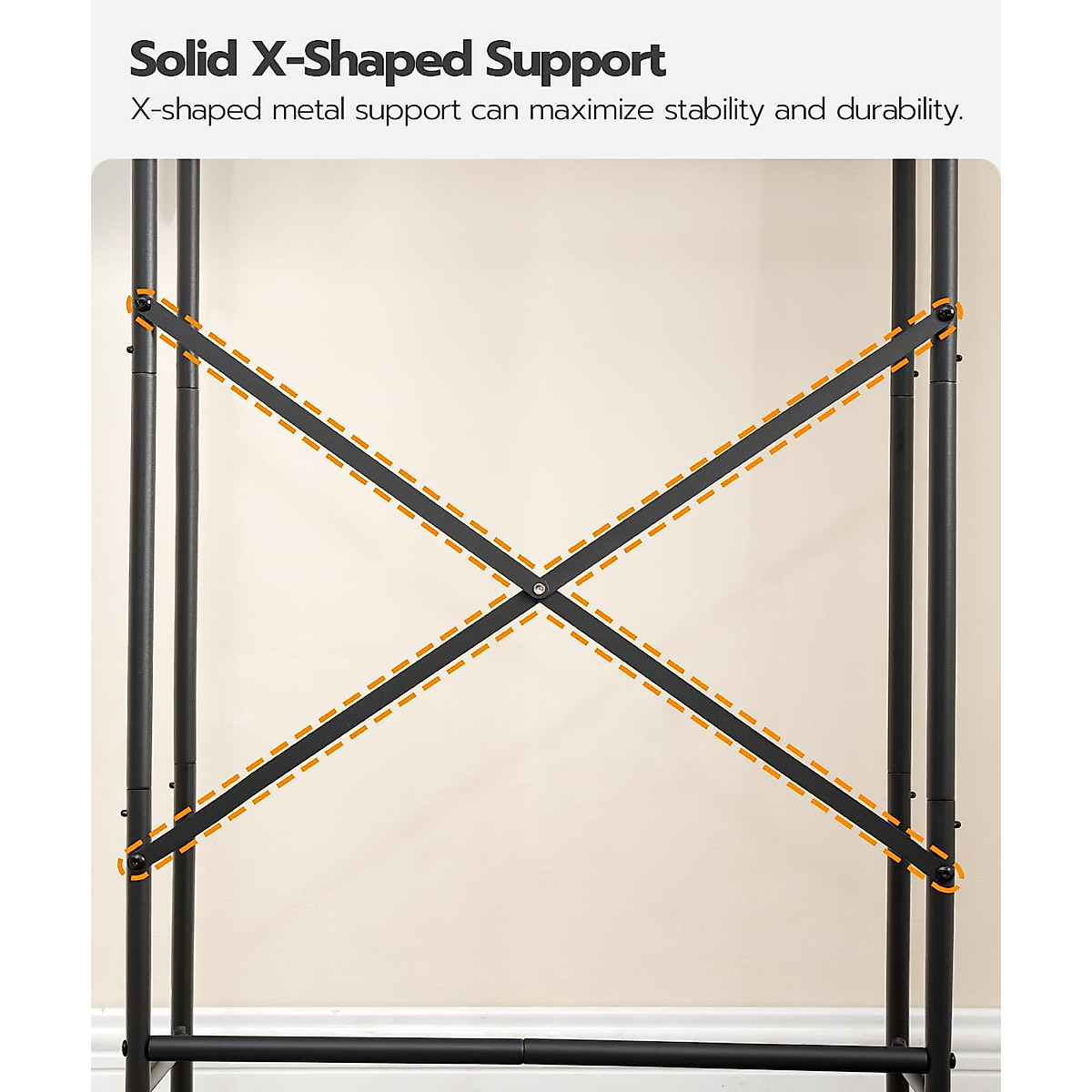 HOOBRO Over The Toilet Storage, 3-Tier Over Toilet Bathroom Organizer, Freestanding Above Toilet Shelf with Adjustable Feet, Space Saving, Easy to Assembly, Rustic Brown and Black BF63TS01