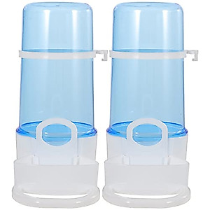 balacoo 2Pcs Small Animal Automatic Feeder Bird Hamster Water Dispenser Pet Food Dispenser Pet Water Bowl for Hamster Small Pet Bird